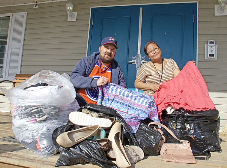Clothing drive hosted by Portage College staff social committee ...